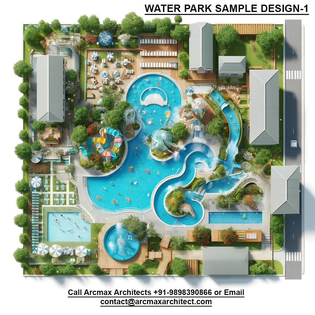 Type-1 Water Resort Design and Plans Buy Online Custom Water Park design in India, USA, UK ...